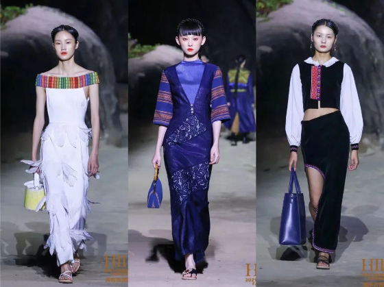 Collection inspired by Li ethnic motifs debuts at Hainan Fashion Week ...