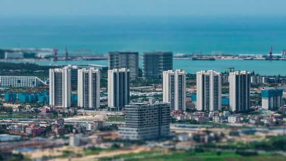 Tilt-shift photos create a miniature Yazhou - Focus on Hainan - hiHainan